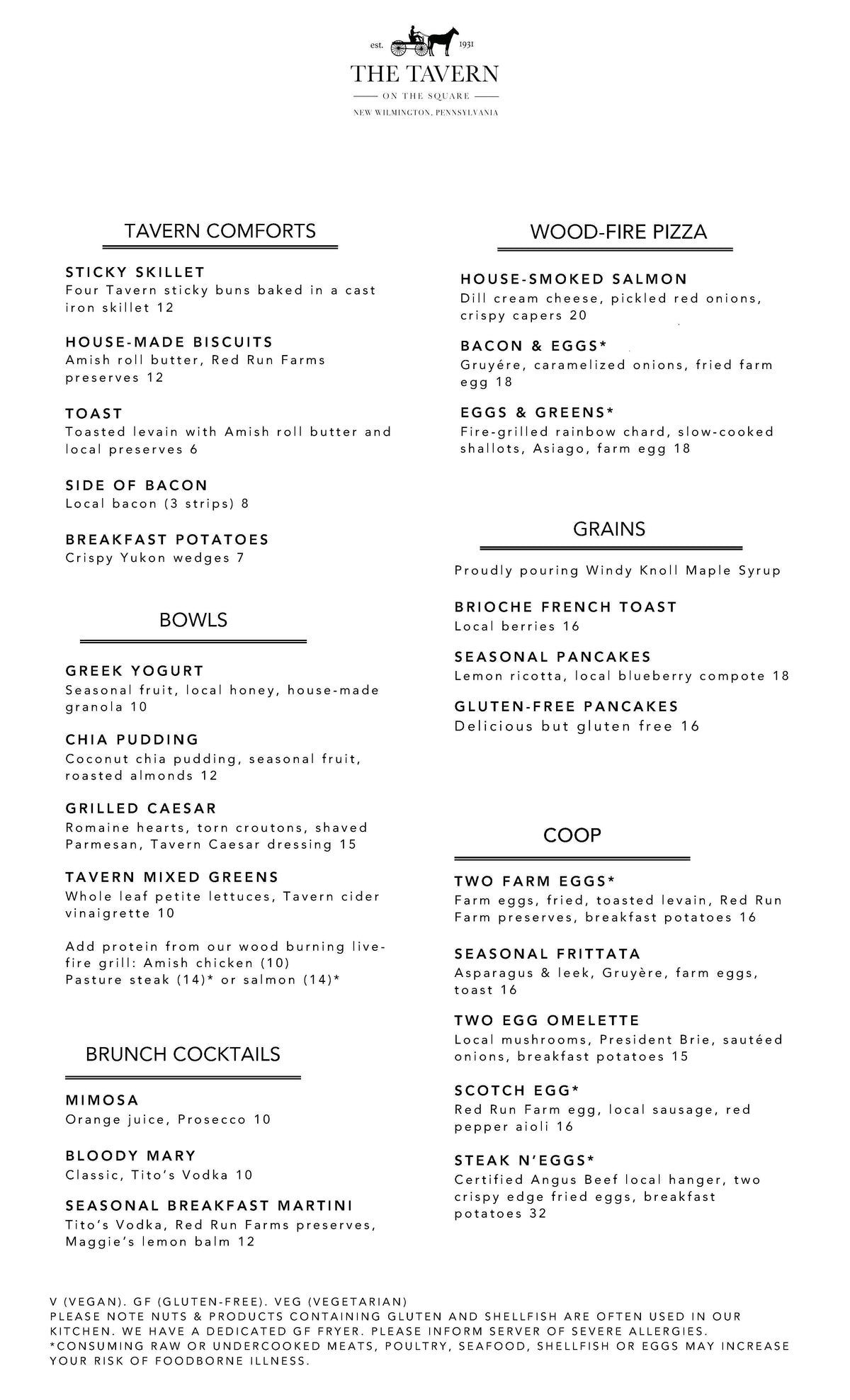 About – The Tavern on the Square